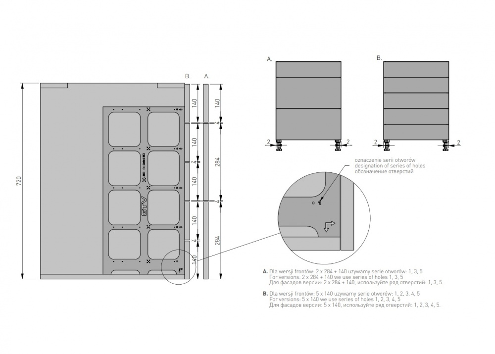 Drilling Template for MB and AxisPro Drawers - solmer.co.uk
